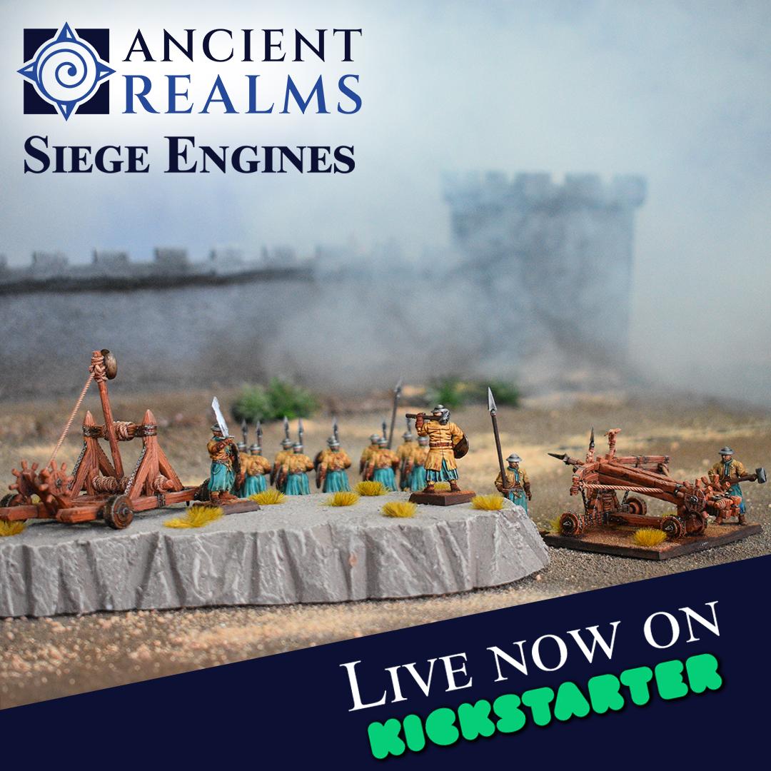 Ancient Realms, Ballista, Catapult, Siege Engine, Spiral Arms Studios - Siege Engine Kickstarter ...